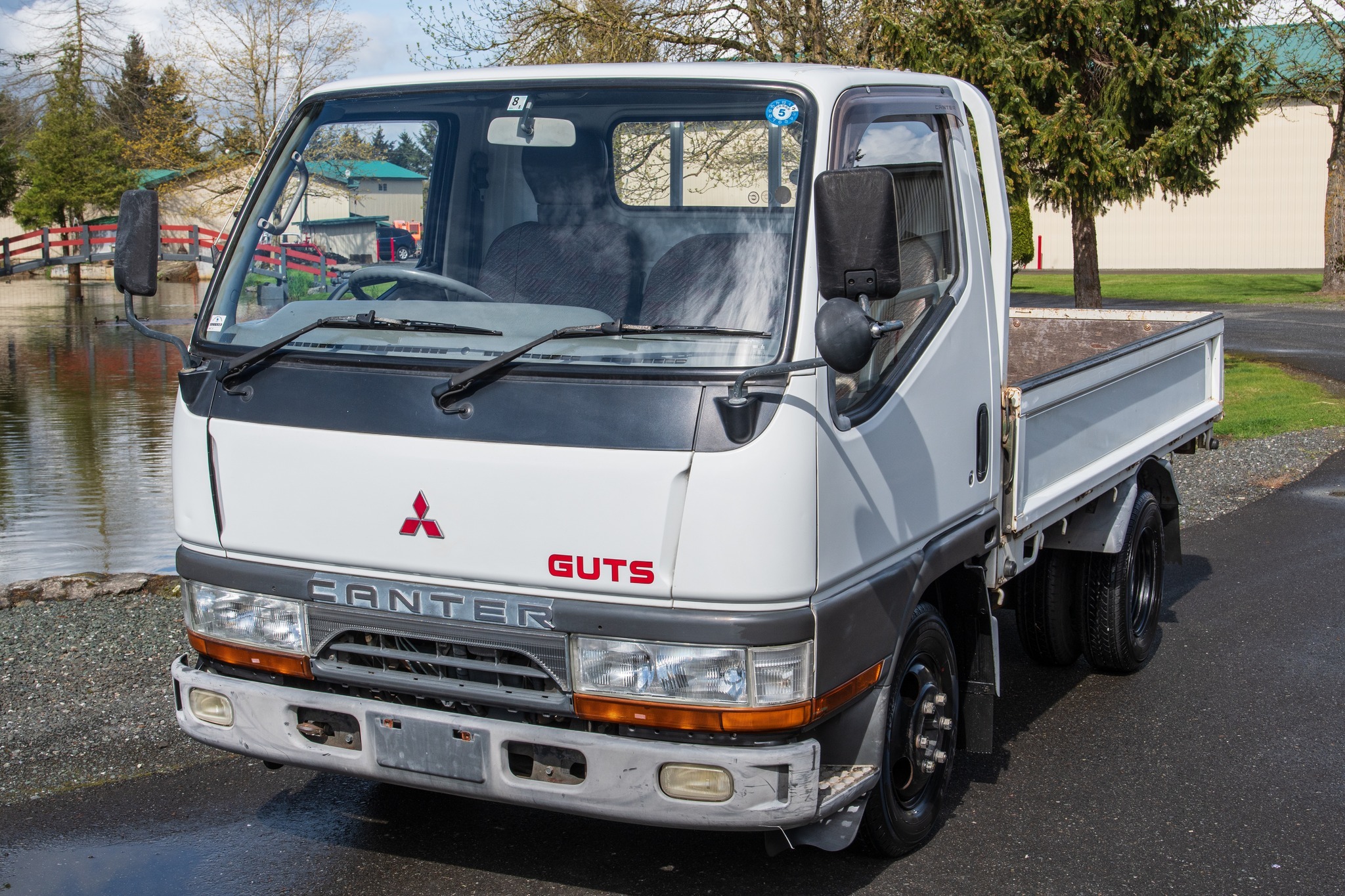 Northwest Mini Trucks | Used 1996 White Mitsubishi Canter GUTS Diesel ...